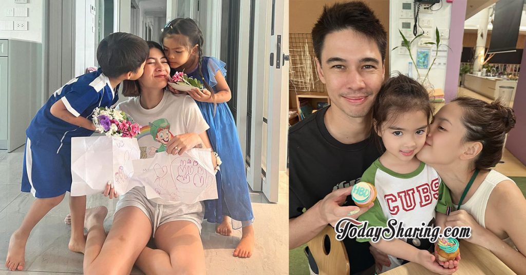 Pok ក្រោយពេលឃើញកូនប្រុសអោប Mika អោបអូន Demi ...